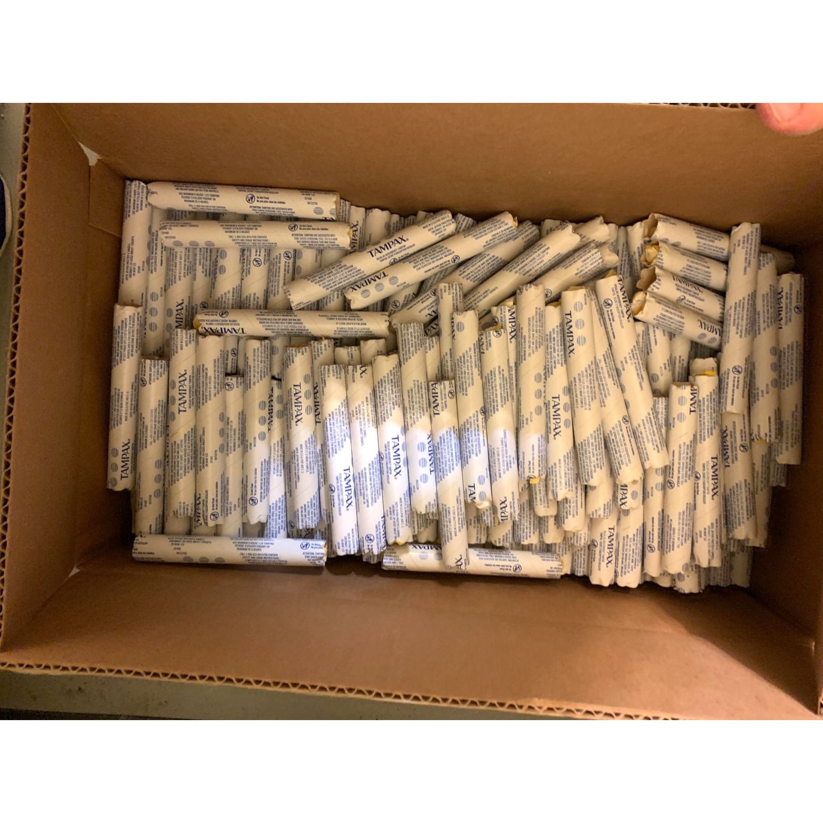 Tampax Regular Absorbency Bathroom Vending Machine Tampons (Partial ...