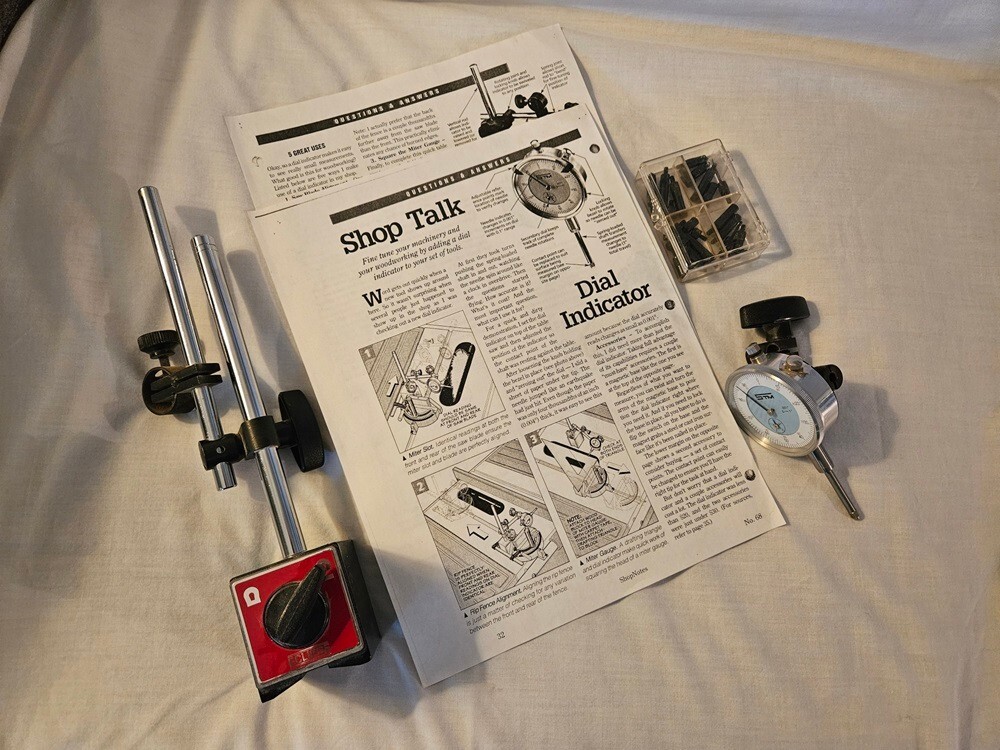 Dial Indicator with Magnetic Base & Point Precision Inspection Set | eBay