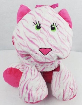 Stuffies Whisper The Cat Kitten Pink Stripes Secret Pockets Pillow ...