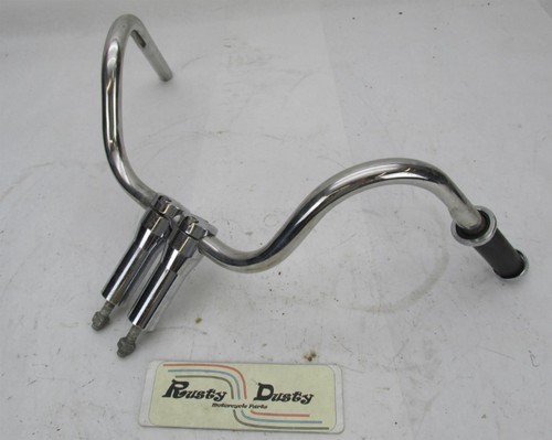 Triumph Harley Chopper Chrome Buckhorn EME Girder Handlebars w/ 5 ...