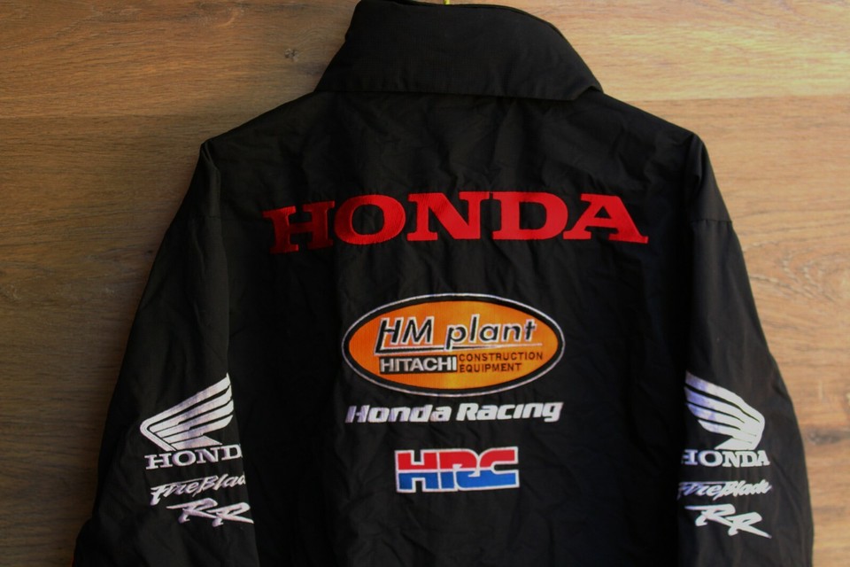 HONDA RACING TEAM OFFICIAL MERCHANDISE HITACHI JACKET COAT SIZE M | eBay