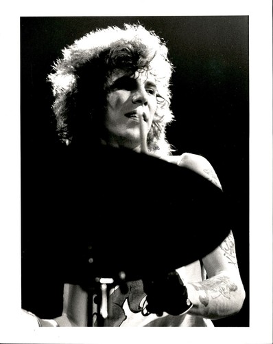 LVE8 1986 Original Photo SLIM JIM PHANTOM ROCKER & SLICK "STRAY CATS ...