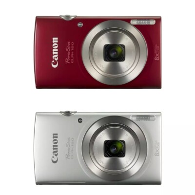 Canon PowerShot ELPH 180 20 Megapixel Digital Camera 8x Optical Zoom ...