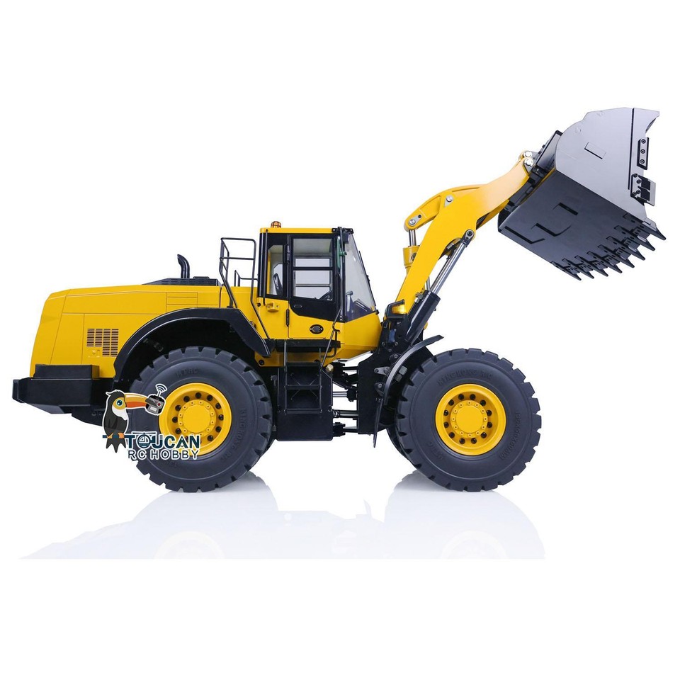 Metal 1/14 RC Hydraulic Loader WA480 Heavy Construction Machine w ...