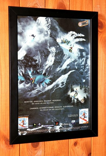2003 SSX 3 GameCube Xbox 360 PS2 Rare Promo Small Poster / Ad Page ...