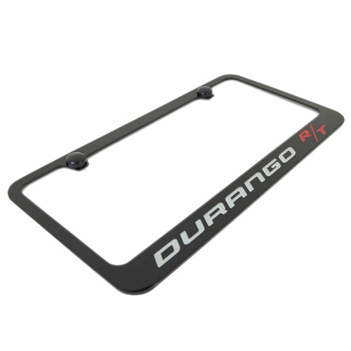 Dodge Durango RT Name License Plate Frame (Black) | eBay