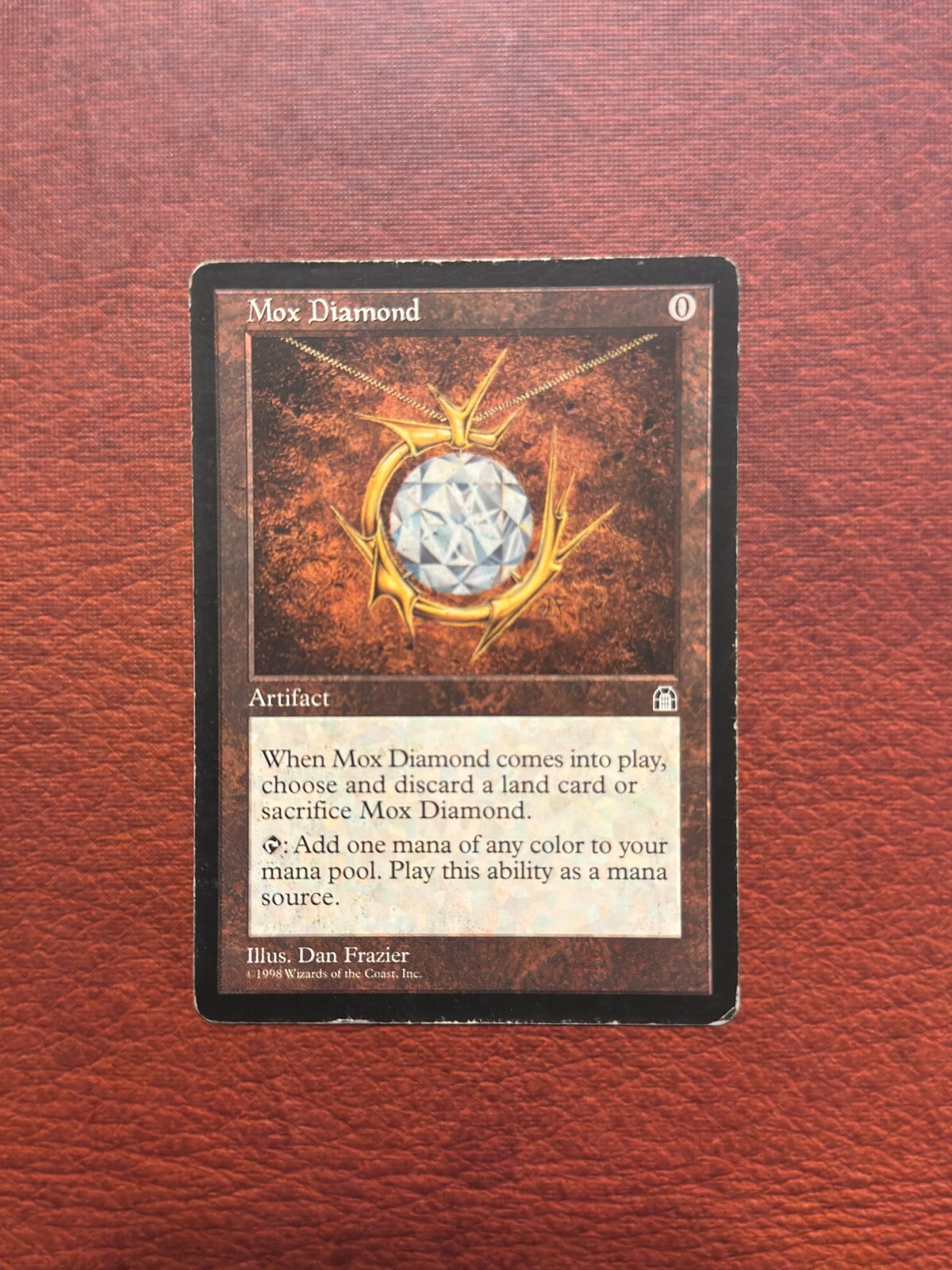 MTG Mox Diamond Stronghold 138/143 Regular Rare Moderately Played | eBay