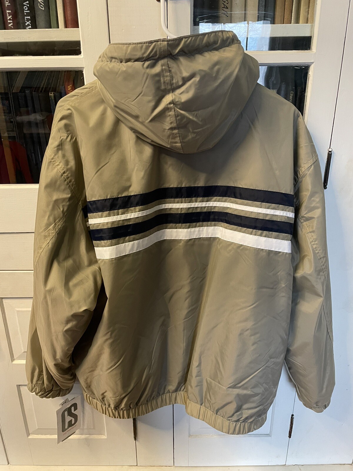 CS Signature Reversible Jacket Windbreaker Hooded Nylon Polyester Size ...