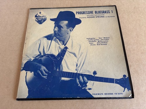 Roger Sprung Progressive Bluegrass 1 Doc Watson 63 Folkways LP Banjo ...