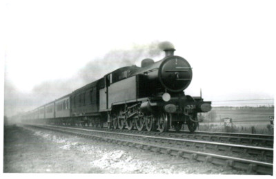 railway photo LBSCR L Class 4-6-4T No 331 near Hassocks in 1932 | eBay UK