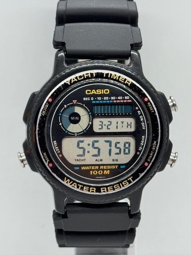 Xtra RARE Casio TRW-30 Module 932 Vintage Wrist Watch Yacht Timer WR100 ...