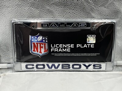 Dallas Cowboys NFL Silver Laser Cut License Plate Frame Wincraft | eBay