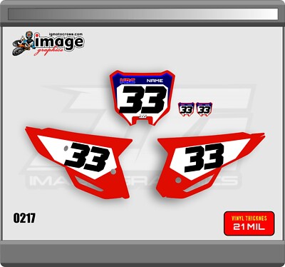 HONDA CRF450r 2021 2022 NUMBER PLATES GRAPHICS backgrounds set TEAM ...