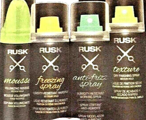 RUSK Freezing Spray Texture Spray , Control Mousse Anti-Frizz Spray 4 ...