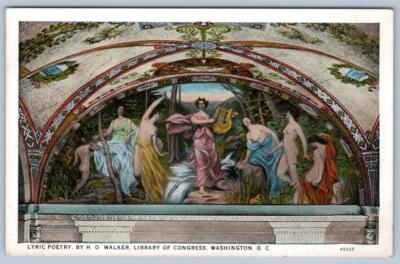1920's LYRIC POETRY H WALKER LIBRARY OF CONGRESS WASHINGTON DC ANTIQUE ...