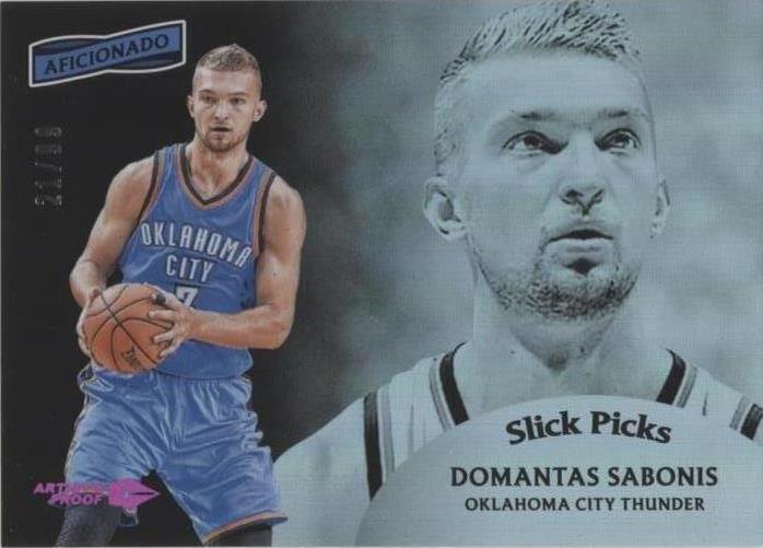 2016-17 Panini Aficionado - Slick Picks Domantas Sabonis #11 Artist's ...
