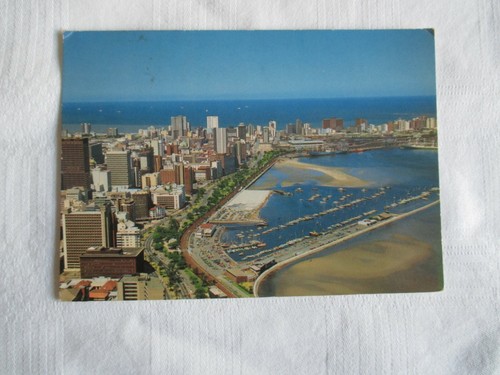VINTAGE POSTCARD," DURBAN VICTORIA EMBANKMENT YACHT CLUBS ,SOUTH AFRICA ...