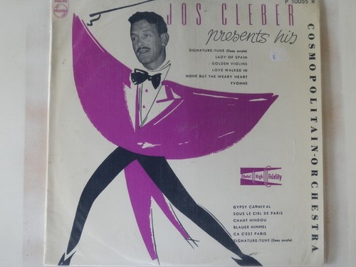 JOS CLEBER COSMOPOLITAIN ORCHESTRA - 10" LP | eBay
