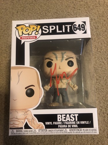 M. Night Shyamalan Signed Autograph Split Beast Funko pop with Beckett ...