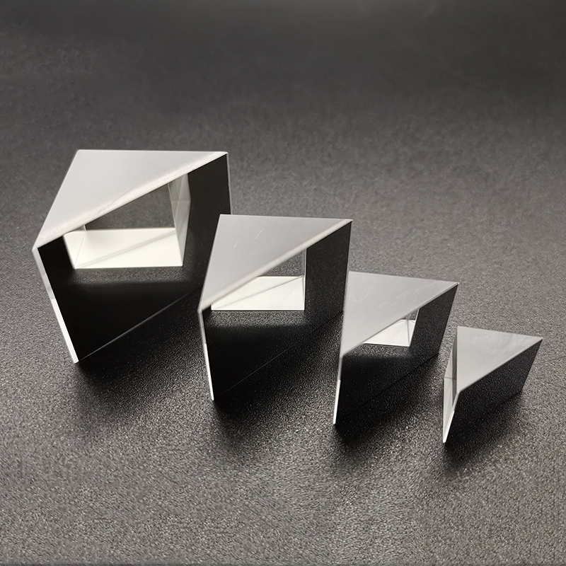 Right Equilateral Triangular Prism Right Angle Prism Al Coated Optical