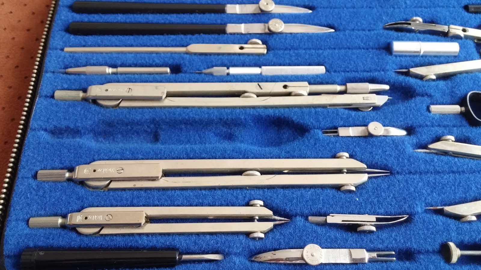 TECHNICAL DRAFTING DRAWING SET ORIGINAL Richter Leonardo XI GERMAN VTG ...