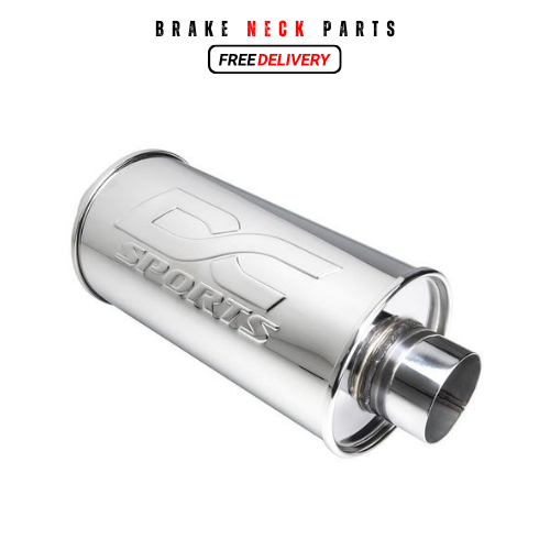 DC Sports Universal Unrestricted Round Muffler 3" Inlet 4" Outlet | eBay