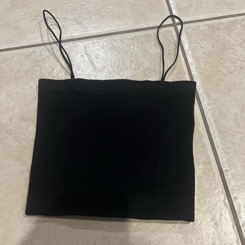 BDG Urban Outfitters Tube Top Spaghetti Strap Black Woman Top Size ...