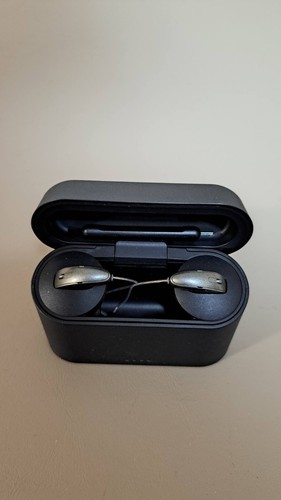 Starkey StarLink Prem Mini Charger With Genesis AI 24 Hearing Aids mRIC ...