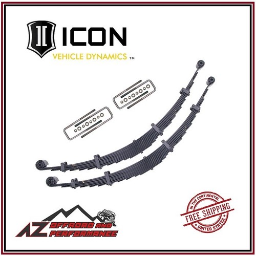 ICON 6" Lift Front Leaf Spring Kit For 2000-2004 Ford Super Duty F250 ...