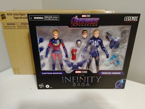 Marvel Legends Captain Marvel & Rescue Armor - The Infinity Saga 2-Pack ...