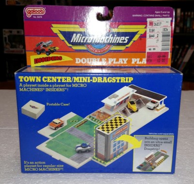 1989 GALOOB MICRO MACHINES TOWN CENTER MINI DRAGSTRIP PLAYSET | eBay