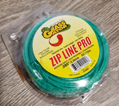 Grass Gator Zip Line Pro String Trimmer Line, Small Donut 50-Feet x ...