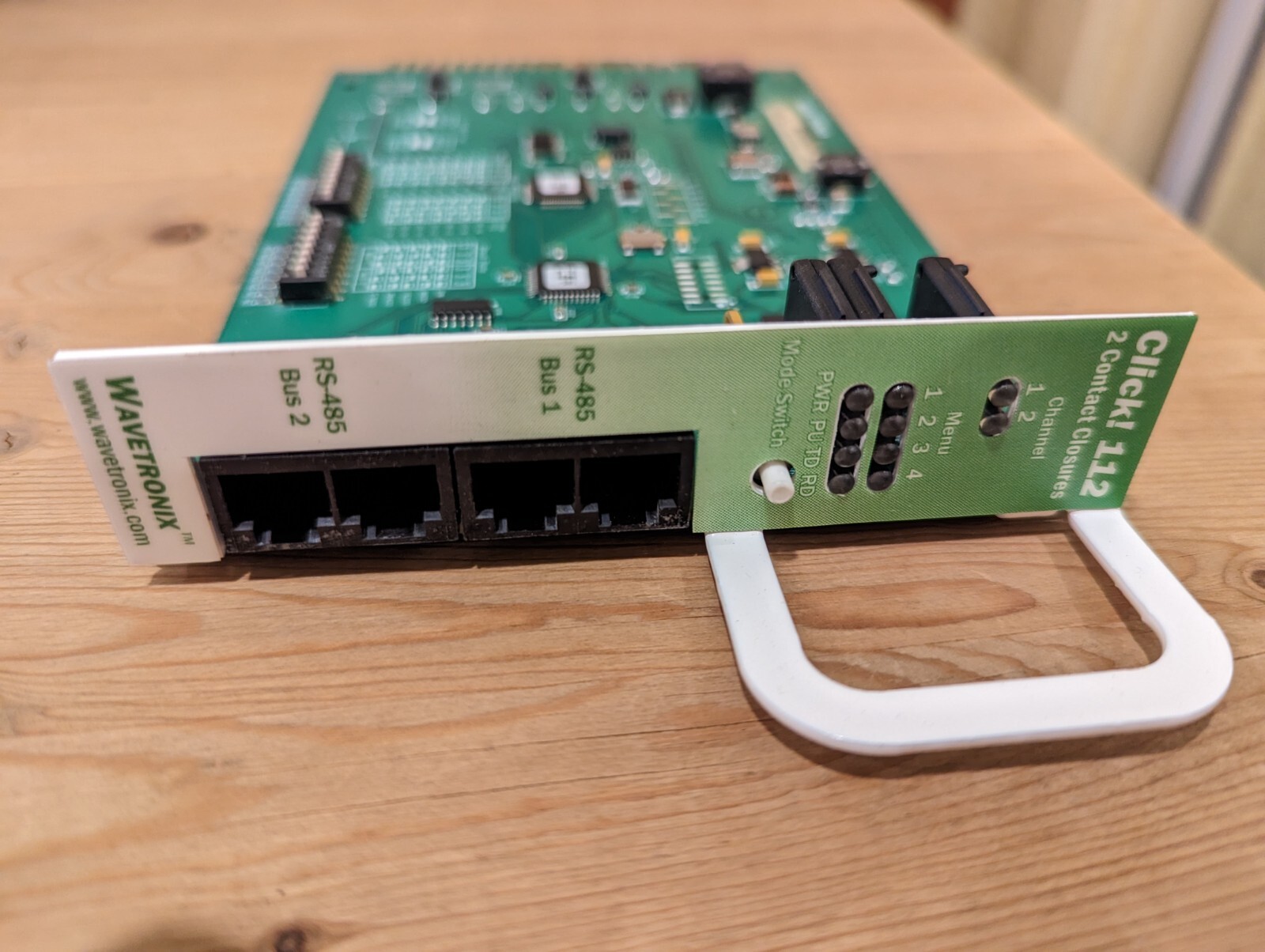 WAVETRONIX Click! 112 2 Contact Closures Detector Rack Card | eBay