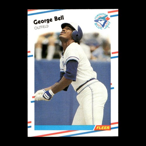 George Bell 1988 Fleer Toronto Blue Jays #103 R326R 3 | eBay