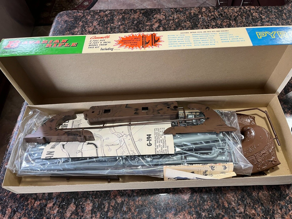VINTAGE 1967 NEW PYRO BAVARIAN WHEELOCK RIFLE UNASSEMBLED NEW | eBay
