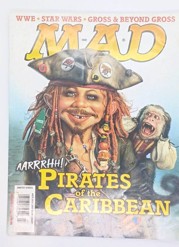 Mad Magazine 2007 " Pirates of the Caribbean " -WWE-Star Wars July ...