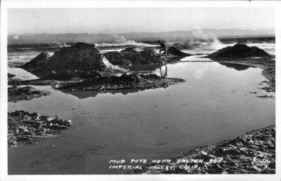 Mud Pots Near Salton Sea Imperial Valley, California 1950s OLD PHOTO ...