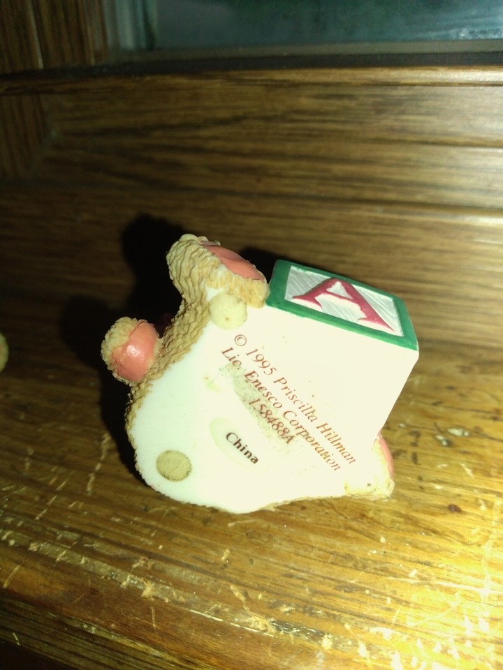 Lot Of 2 Cherished Teddies Teddy Bear Figurines (Ronnie & Baby Bear) Enesco 90s | eBay