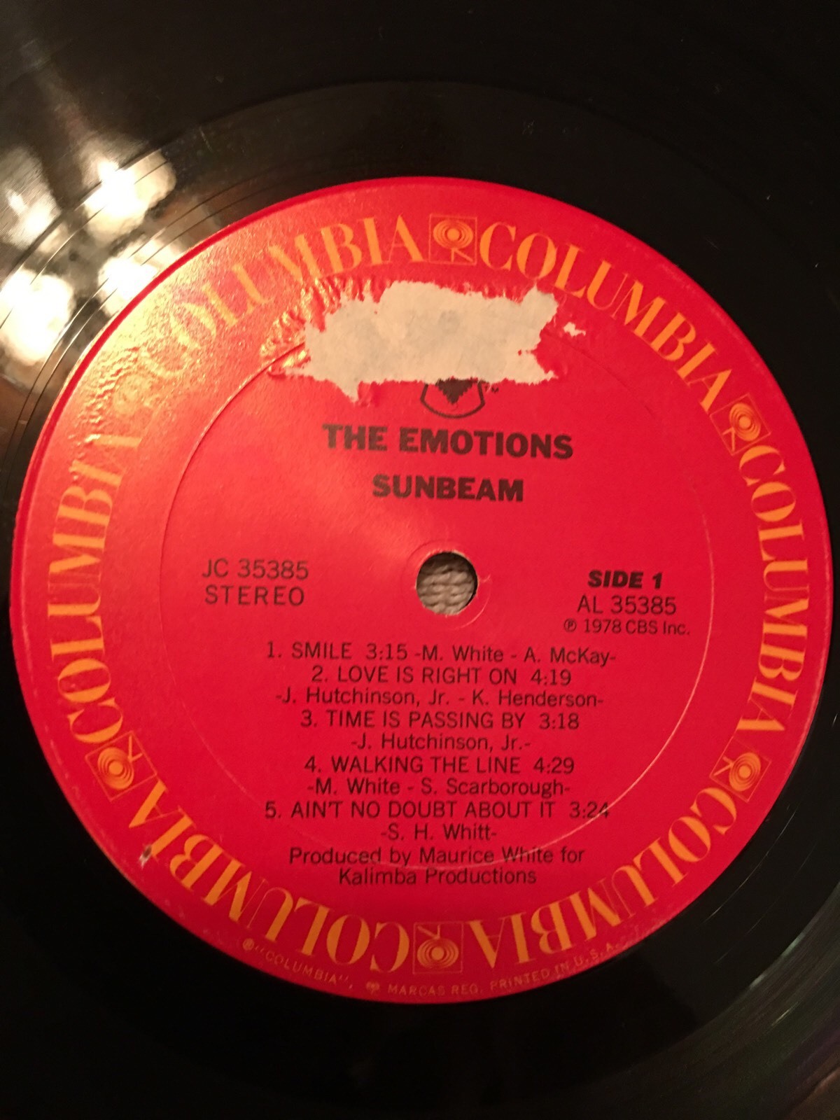 The Emotions Sunbeam Vintage Vinyl Record Album 1978 | eBay