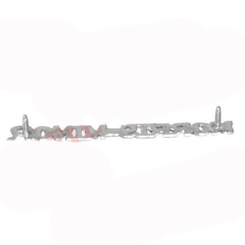 Chrome Plated Vintage Rear Boot Badge Motif Decal for Morris Minor Set ...