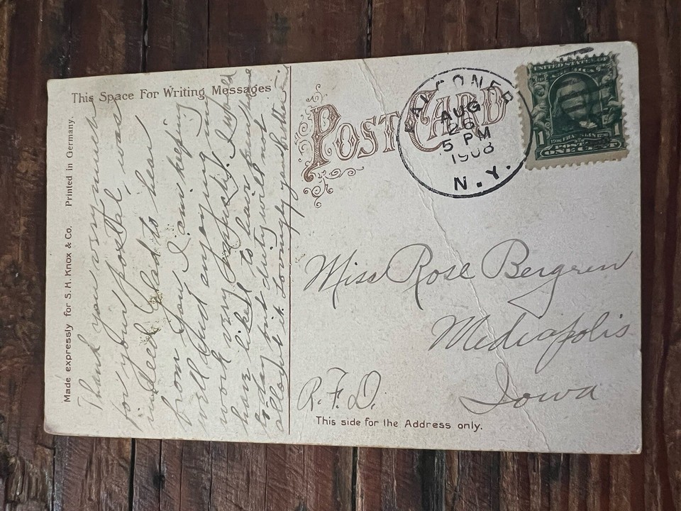 Vintage 1908 Postcard Palestine Park Assembly Grounds Chautauqua Lake ...