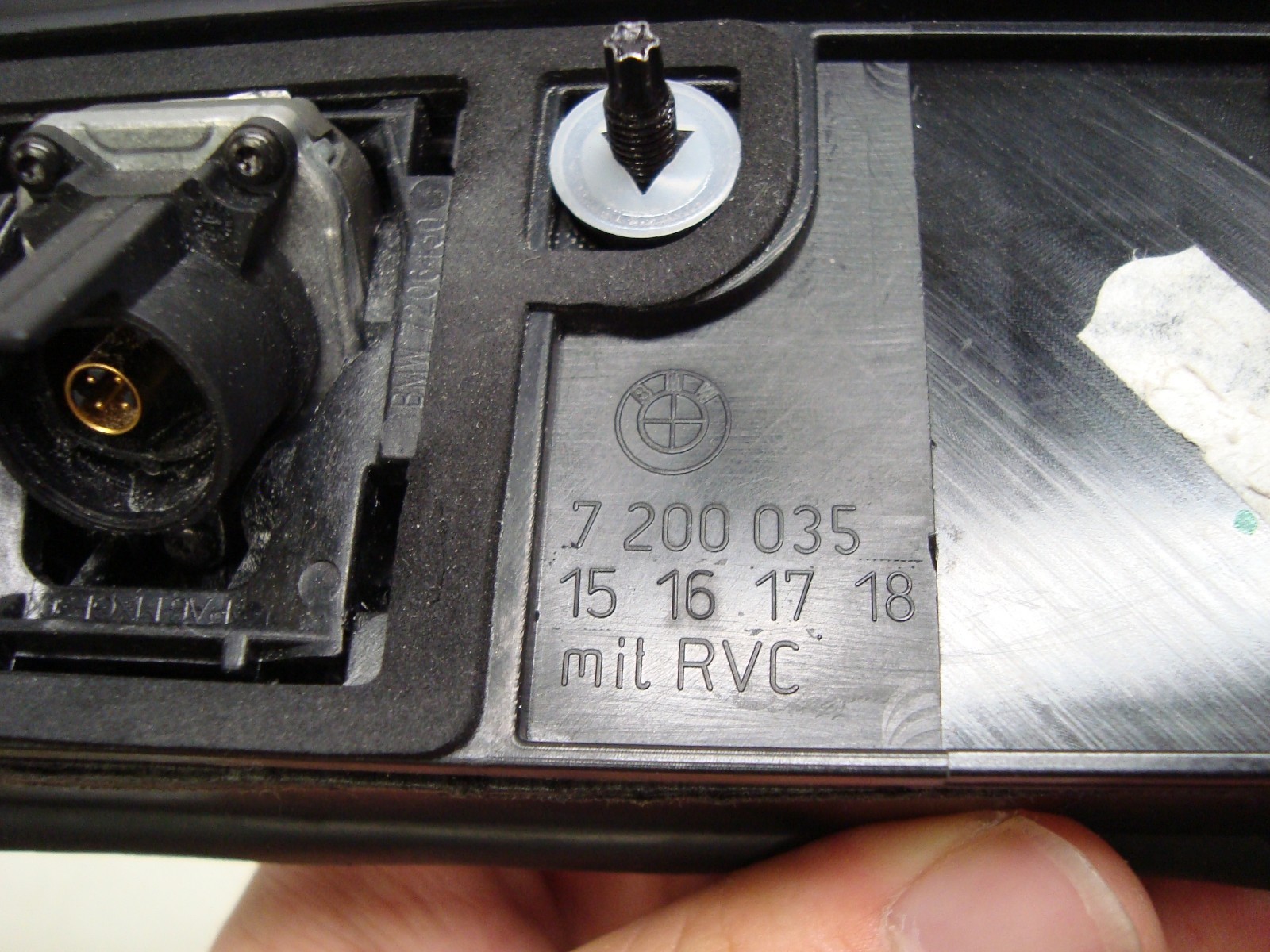 2009-2015 BMW 7 SERIES TRUNK LID MOLDING GRIP /W CAMERA REVERSE OEM ...