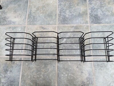 Wire Step File 5 Comp Steel Black 8" L x 8" W stepped height (Pack of 4 ...