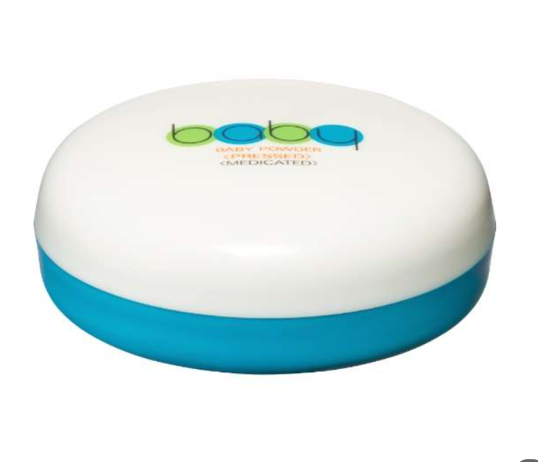 Shiseido Medicated Pressed Baby Powder Face Powder with Soft Puff 50g ...