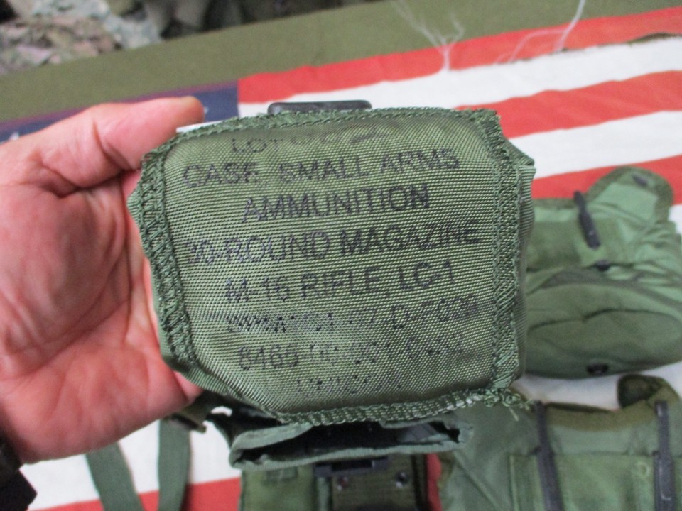 USGI MILITARY ARMY USMC ALICE SYSTEM LBE LCE LOAD CARRY WEB GEAR BELT ...