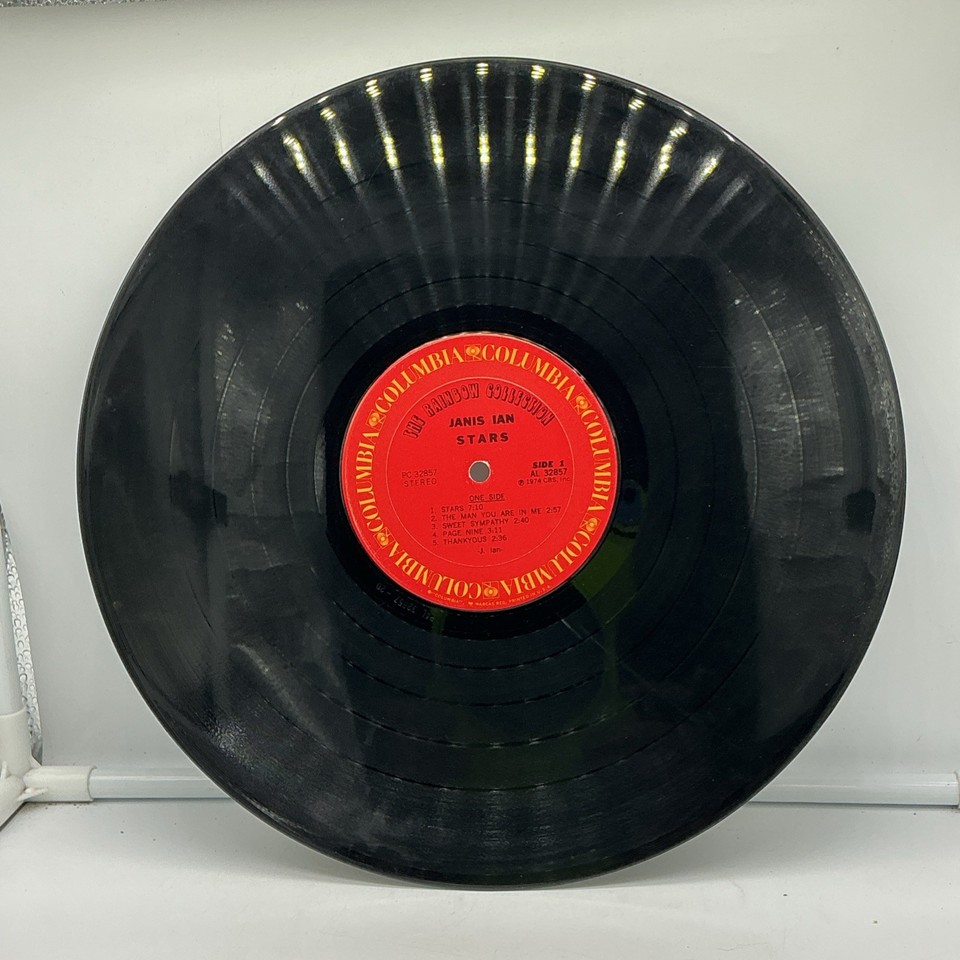 JANIS IAN STARS COLUMBIA RECORD LP Vinyl - Preloved - FREE SHIPPING | eBay
