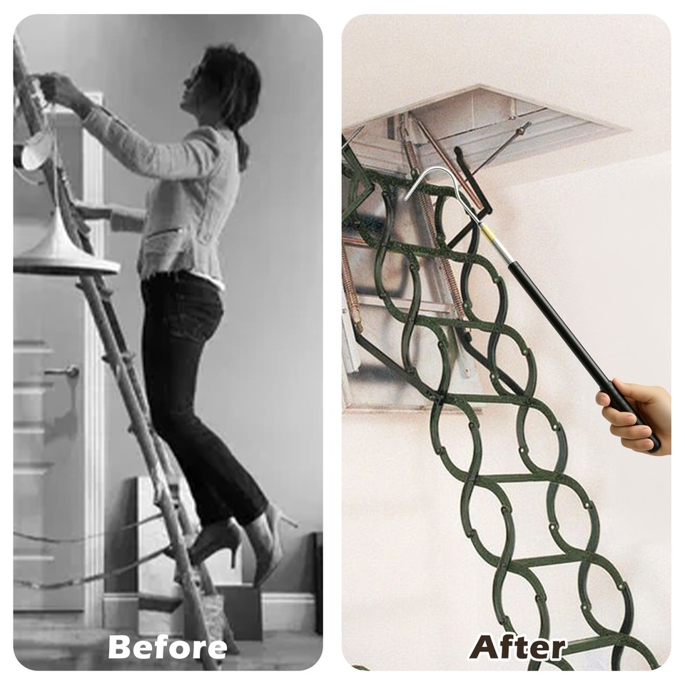 Attic Ladder Pull Down Hook Stainless Steel Attic Pull Down Hook Parts ...