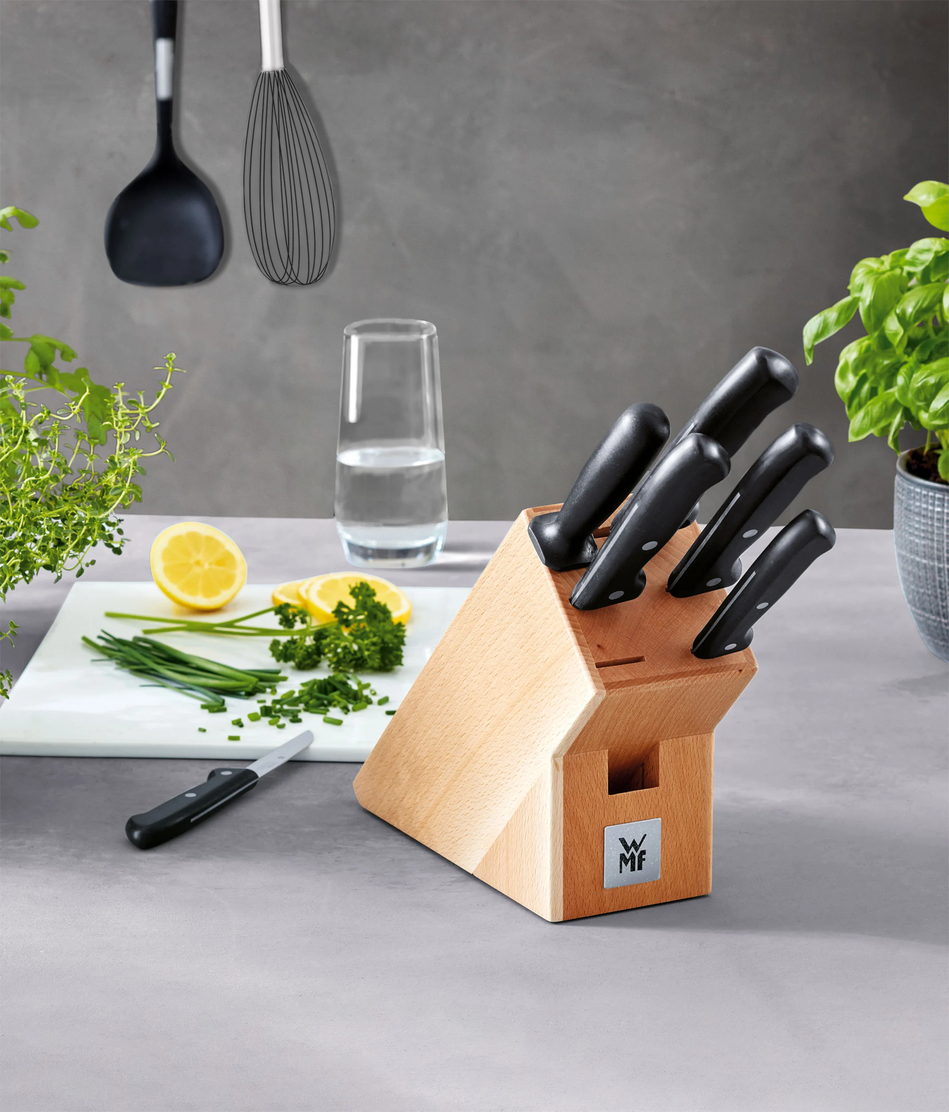 WMF Messerblock Holz Küchenmesser Set 7-teilig Classic Line | eBay
