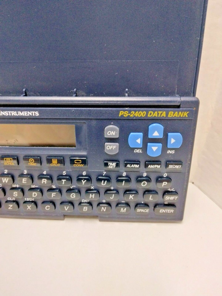 Texas Instruments PS-2400 Calculator Data Bank Scheduler Alarm | eBay