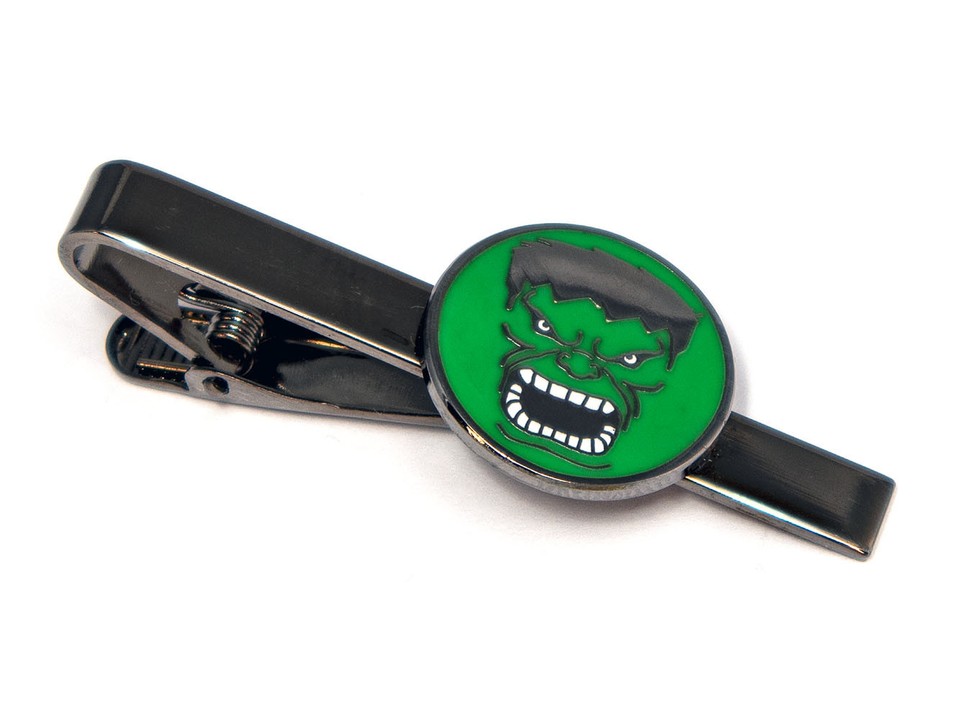 Incredible Hulk Cufflinks Marvel Avengers Tie Clip Comic Ironman Thor ...